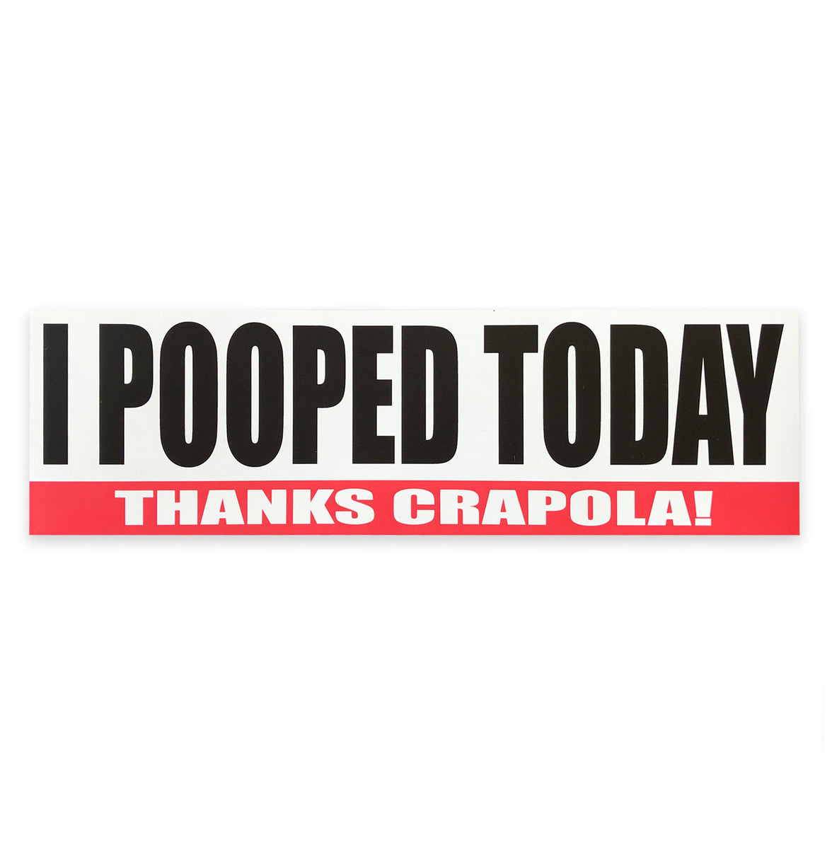 "I Pooped Today" Sticker – Brainstorm Bakery